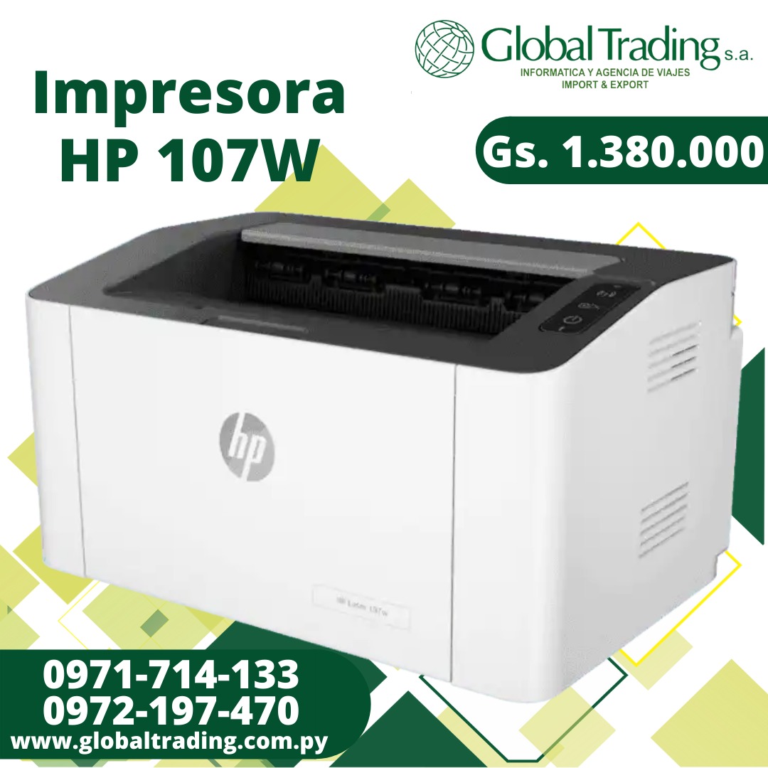 Impresora HP 107W - Global Trading S.A. - Venta y Servicio Técnico